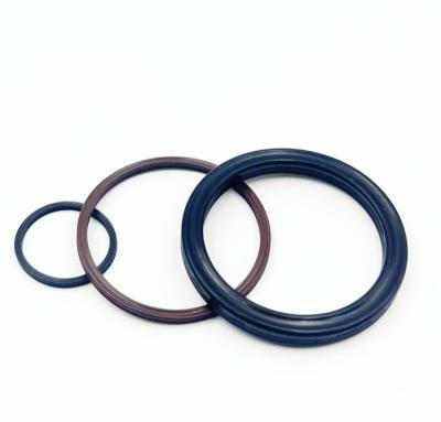 China FKM 75 Brown Material X-Ring Seals AS568 Series 200℃ High Temperature Piston and Rod Sealing for sale
