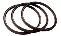 China FKM 75 Brown Material X-Ring Seals AS568 Series 200℃ High Temperature Piston and Rod Sealing for sale