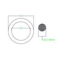 China 2.62mm Wire Diameter O-Ring Seals AS568 Standard Black NBR 70-90 Shore A Temperature -35℃ to 100℃ for sale