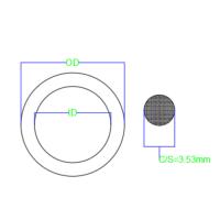 China Black NBR70/NBR90 O-Ring Seal 3.53mm Wire Diameter AS568 Standard for Hydraulic Systems for sale