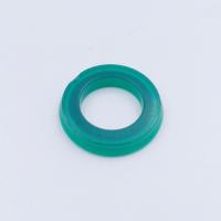 China TPU Single Acting Lip Air Cylinder Piston Seal 82 Shore A 8x4.8x2.55mm Green for sale