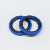 China 80 Shore A Hydraulic Cylinder Piston Seal Blue PU Material 40x29x4.2mm 40MPa Pressure KR 0040 00701 for sale