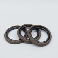 China 40MPa Hydraulic Cylinder Piston Seal PTFE 32x24.5x3.2 mm 80 Shore A Brown for sale