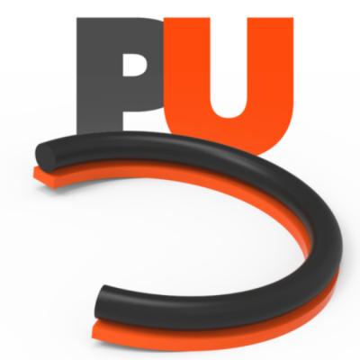 China Orange Red TPU Parker Backup Ring 65 Shore D Hardness 23 MPa High Elasticity for Hydraulic Systems for sale