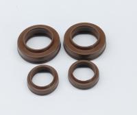 China FKM VITON Pneumatic Cylinder Rod Dust Seal Wiper Ring PDU Type - 80 Shore A Hardness, -30°C to 200°C Temperature Range for sale