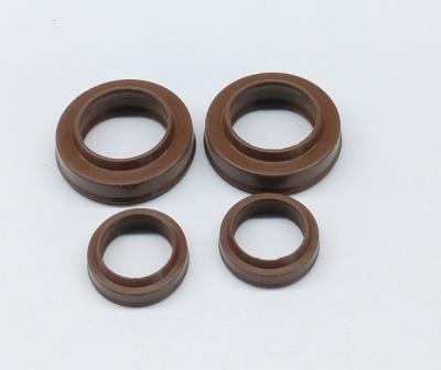 China FKM VITON Pneumatic Cylinder Rod Dust Seal Wiper Ring PDU Type - 80 Shore A Hardness, -30°C to 200°C Temperature Range for sale
