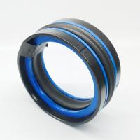 China Black Hydraulic Cylinder Piston Seal Dual Action 80 Shore A NBR for 90x70x35.1mm for sale