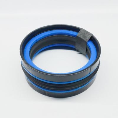 China Black Hydraulic Cylinder Piston Seal Dual Action 80 Shore A NBR for 90x70x35.1mm for sale