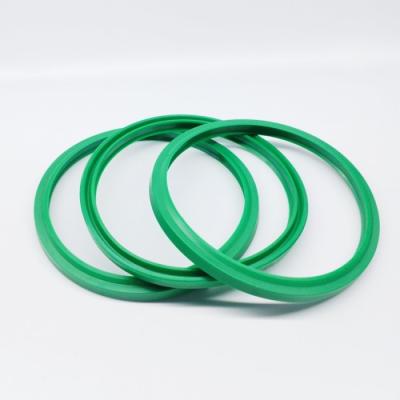 China PU Rubber Hydraulic Cylinder Dust Seal Wiper Seal 93 Shore A Green Heat Resistant for sale