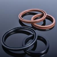 China FKM USH Hydraulic Cylinder Seal 40x50x6mm High Temp Resistant Brown U Cup Ring for sale