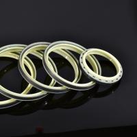 China AH Type Dual Action Hydraulic Cylinder Rod Wiper Seal - 93 Shore A Hardness, -35°C to 100°C Temperature Range for sale