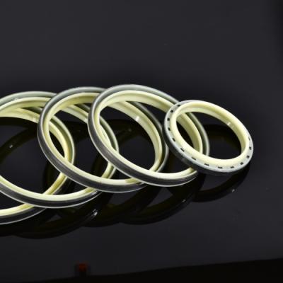 China AH Type Dual Action Hydraulic Cylinder Rod Wiper Seal - 93 Shore A Hardness, -35°C to 100°C Temperature Range for sale