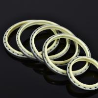 China PU Steel Hydrolysis Cylinder Wiper Seal Dustproof Oil Ring 93 Shore A Double Acting for sale