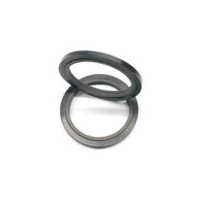 China Grey PTFE Carbon Fiber Rotary Shaft Oil Seals OR Type - 80 Shore A Hardness, -40°C to 100°C Temperature Range for sale