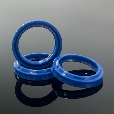 China DHS Type Hydraulic Cylinder Wiper Ring DH Polyurethane C-Shaped Bidirectional Sealing Ring -35°C to 110°C for sale