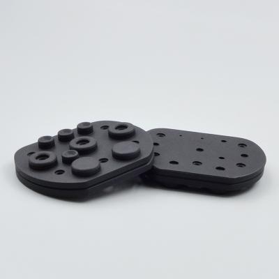 China Custom Silicone Pads & Nozzle Pads with ±0.05mm Tolerance and -60°C to 300°C Temperature Range for sale