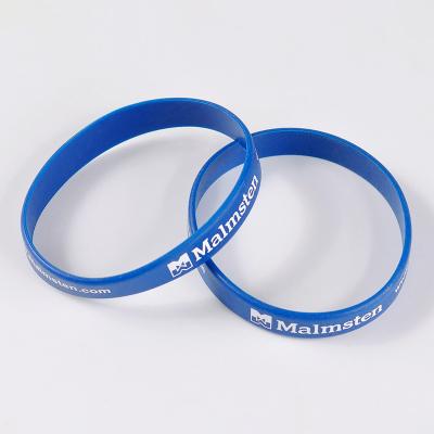 China Custom Silicone Bracelets Personalized Wristbands High Quality Rubber Bracelets 230℃ for sale