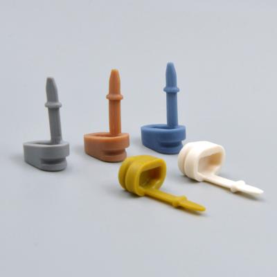 China Custom Silicone Dustproof Plug Waterproof Colored Protective Cap -60°C to 230°C for sale