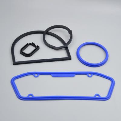 China Custom Heat Resistant Rubber Silicone Sealing Rings O Rings Irregular Parts 300C for sale