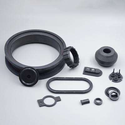China Custom FKM NBR Silicone Rubber Molded Parts High Temperature Resistance Up to 250C for sale