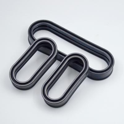 China AKH/AKUS Oval Double Lip Sealing Rings for Welding Cylinders 40 MPa NBR for sale