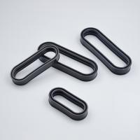 China Oval Double Lip Seal AKH AKUS Series Welding Cylinder Sealing Ring 40 MPa NBR for sale