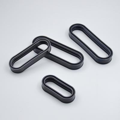 China Oval Double Lip Seal AKH AKUS Series Welding Cylinder Sealing Ring 40 MPa NBR for sale