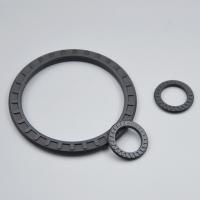 China PPD Double Sided Pneumatic Cylinder Piston Seal NBR 80 Shore A Black Oil Resistant OD 63mm for sale