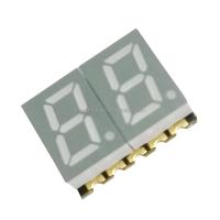 China 0.8 Inch 2 digit Ultra bright White SMD LED Seven Segment Display for sale
