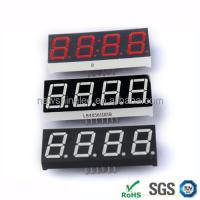 China High Brightness LED 4 Digit 7 Segment Display 0.32 Inch Digit Size Suitable for Industrial and Consumer Electronics for sale
