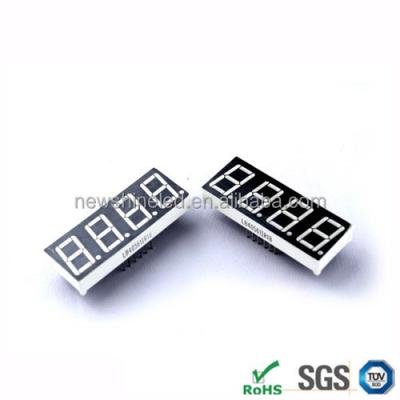 China High Brightness LED 4 Digit 7 Segment Display 0.32 Inch Digit Size Suitable for Industrial and Consumer Electronics for sale