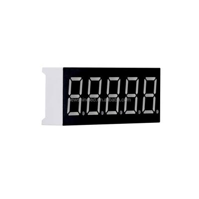 China Bright Red LED 5 Digit 7 Segment Display 0.8 Inch Digit Height Suitable for Digital Readouts and Industrial Electronics for sale