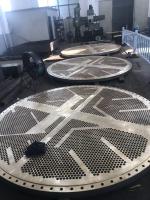 China ASTM B432 Heat Exchanger Tube Sheet  Gr16 Titanium Steel Plate Cladding for sale