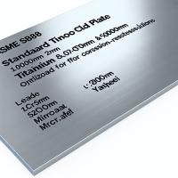 China Length 100mm-6000mm ASME SB898 Standard Titanium Clad Plate with 2207 Clad Metal Grade for Corrosion-Resistant Solutions for sale