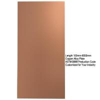 China Length 100mm-6000mm Copper Alloy Plate ASTM B898 Production Code Customized for Your Industry for sale