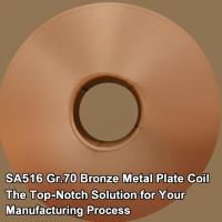 China SA516 Gr.70 Bronze Metal Plate Coil The Top-Notch Solution for Your Manufacturing Process for sale