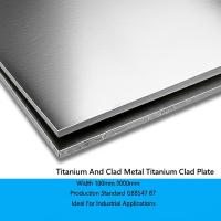 China Titanium And Clad Metal Titanium Clad Plate Width 100mm 3000mm Production Standard GB8547 87 Ideal For Industrial Applications for sale