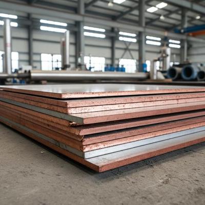 China 5086 Clad Metal Grade Clad Steel Plate Offering Cladding Plates Thickness 2 to 12mm Perfect for Chemical Industry and Marine for sale