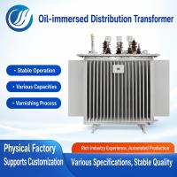 China Fully Sealed High-Capacity Oil-Immersed Distribution Transformer 10 kVA–2500 kVA for Outdoor Use for sale