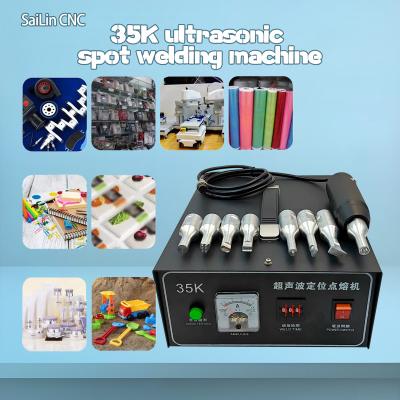 China Adjustable Handheld Ultrasonic Plastic Spot Welder 35KHz 1200W Lightweight Design for sale