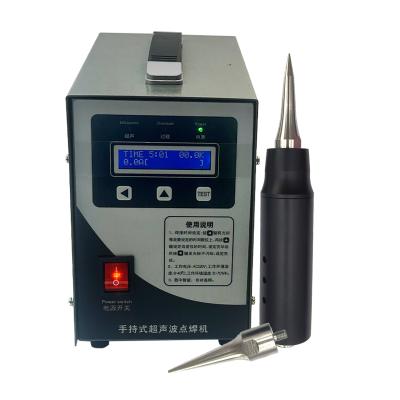 China Handheld Ultrasonic Welding Machine 220V 28kHz 1500W for Footwear Shoe Positioning for sale