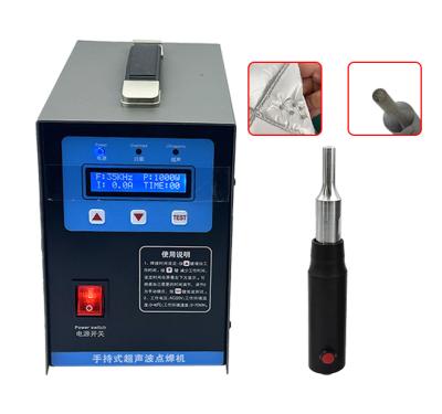 China Handheld Ultrasonic Spot Welding Machine For Textile Industry for sale