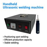 China 35KHz Ultrasonic Handheld Welding Machine Plastic Spot Welder For Garment Industry for sale