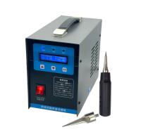 China 35K Handheld Footwear Ultrasonic Positioning Machine Shoe Label Attaching Machine for sale