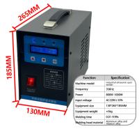 China 35K Handheld Footwear Ultrasonic Positioning Machine Shoe Label Attaching Machine for sale