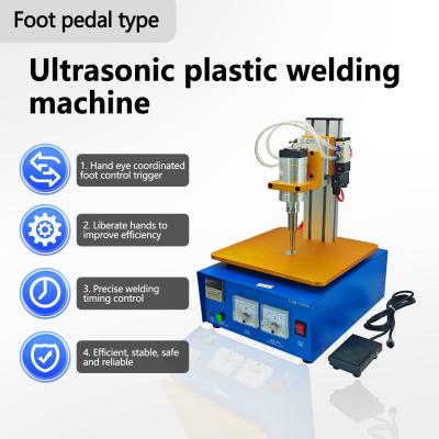 China OEM Tabletop Ultrasonic Spot Welding Machine 220V 28KHZ 2000W Precision Welding for sale