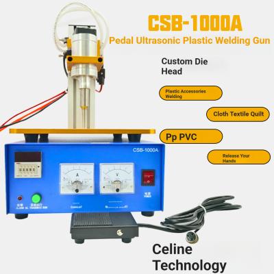 China Foot Switch Ultrasonic Welding Machine 1500W 220V 35KHz for Precision Plastic Welding for sale