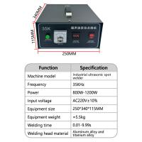 China Handheld 35KHz Ultrasonic Plastic Welding Equipment For Apparel And Electronics Industry for sale