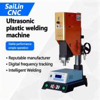 China Manual Digital Benchtop Ultrasonic Plastic Welder 15kHz Intelligent Spot Welding Machine for sale