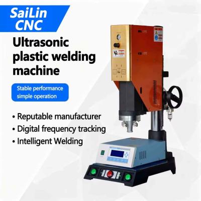 China Manual Digital Benchtop Ultrasonic Plastic Welder 15kHz Intelligent Spot Welding Machine for sale